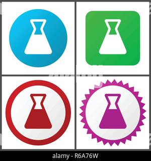Labor Logos und Symbole Vektor lab Stock-Vektorgrafik - Alamy