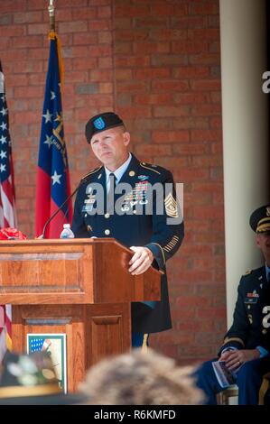 (FORT Benning, Ga) - Command Sergeant Major John A. Brady, command ...