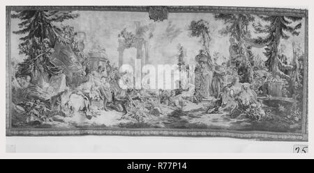 Bacchus (Dionysos) und Ariadne, Bacchus verwandelt sich in eine Traube ...