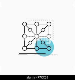 Daten, Rahmen, App, Cluster, komplexe Infografiken Vorlage für die Website und Präsentation ...
