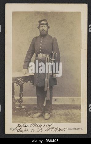 Captain John Murray von Co D, 5. New Hampshire Infanterie Regiment in ...