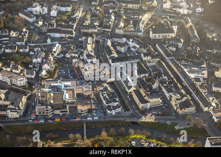 Luftaufnahme, Luftbild, Meschede-Center, Henne-Ruhr-Markt, ehemals ...
