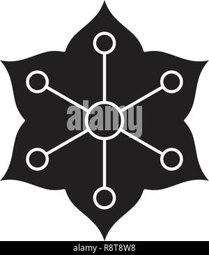 Jasmin Blume Symbol Vektor Grafik Design Logo template-Vektor Stock ...