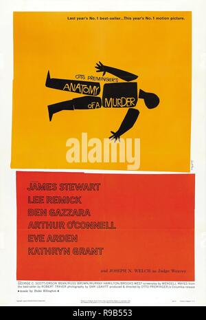ANATOMIE EINES MORDES 1959 Columbia Pictures Film mit James Stewart ...