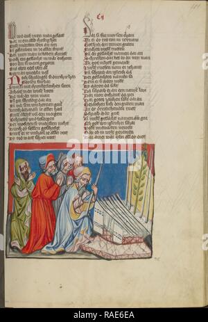 Aarons florierendes Personal, Regensburg, Bayern, Deutschland, ca. 1400 ...