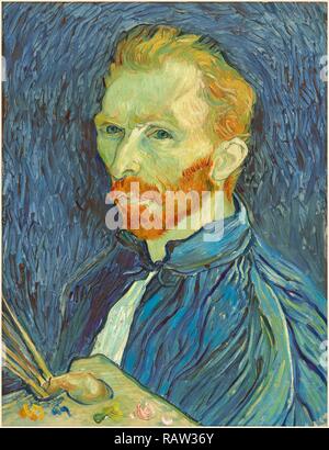 Vincent Van Gogh (1853-1890), Selbstbildnis mit bandagiert Ohr, Öl auf ...