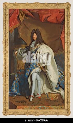 Porträt von Louis XIV; Nach Hyacinthe Rigaud, Französisch, 1659-1743 ...