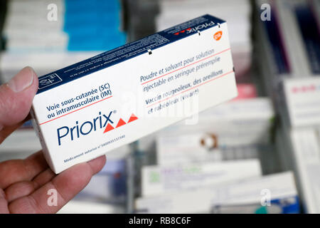 MMR Priorix Masern Mumps Röteln-Impfstoff Box von GlaxoSmithKline ...