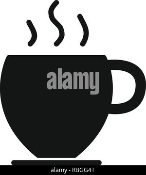 Symbol für Kaffeepause in der Tasse. Dekoratives Element Logo für Shop ...