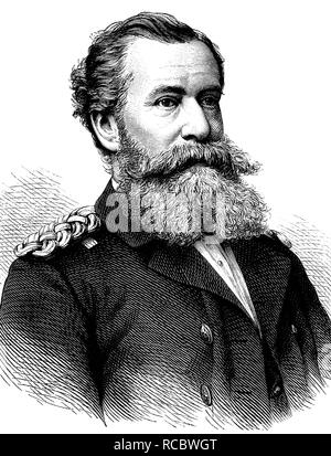 William von Wickede, 1830-1895, eine deutsche Vize-Admiral, historische ...