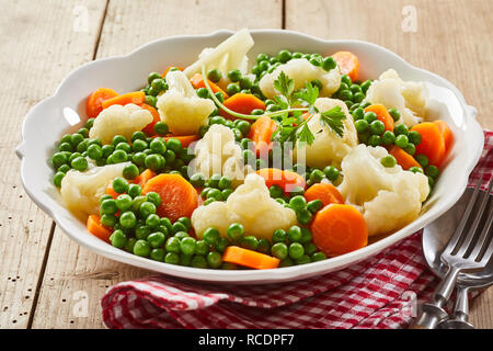 Gefrorene Gemüse, Karotten, Erbsen, Brokkoli, grüne Bohnen, Rosenkohl ...