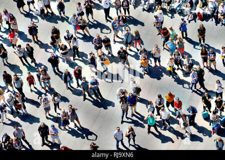 Menschenmenge, von Oben Europa, Osteuropa, stilsicheren, Tschechische ...