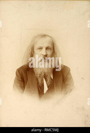 Portrait der Chemiker Dmitri Mendelejew (1834-1907). Museum: Museum der ...