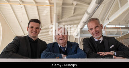 18. Februar 2019, Baden-Wuerttemberg, Rost: Max Klemmer, Horst Klemmer ...