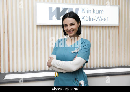 20. Februar 2019, Berlin: Die Schauspielerin Ines Quermann hat sich ...