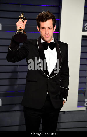 Mark Ronson besucht die Vanity Fair Oscar Party im Wallis Annenberg ...