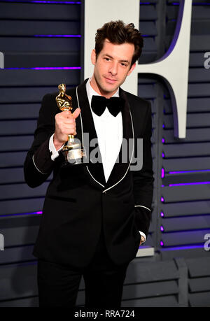 Mark Ronson besucht die Vanity Fair Oscar Party im Wallis Annenberg ...