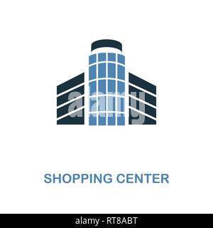 Shopping Center Symbol. Line Style Icon Design. UI. Abbildung ...