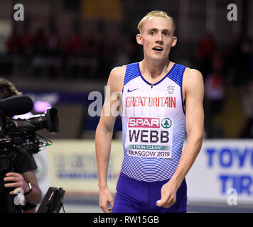 Großbritanniens Jamie Webb, nachdem er in der Männer 800 m Vorläufe bei ...