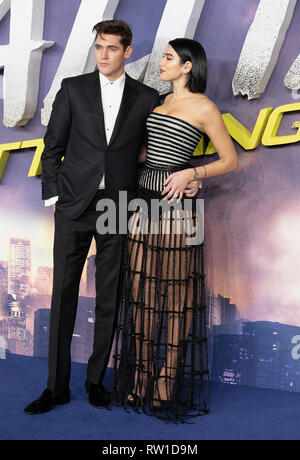 Sänger Dua Lipa Freund Isaac Carew Ankunft am globalen Studios seinen ...