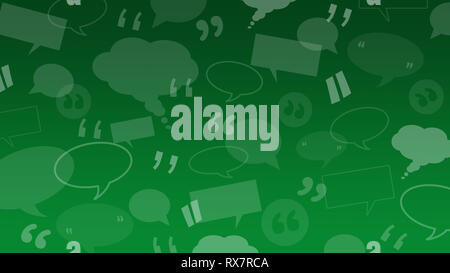 Sprache und Denken Blasen mit Anführungszeichen geeignet als ...