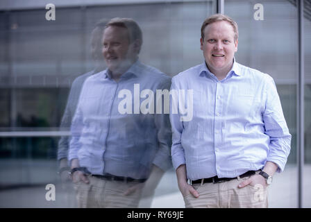 12. März 2019, Berlin: Tilman Kuban, Landesvorsitzender der Jungen ...