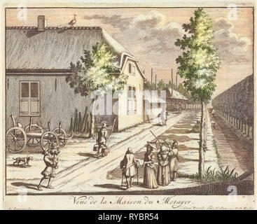Blick auf Gunterstein in Breukelen, das Gunterstein Haus, van den Hr ...