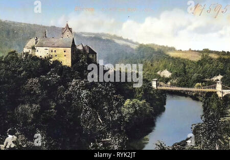 Geschichte der Burg Loket Loket, (Kettenbrücke), Eger in Loket ...