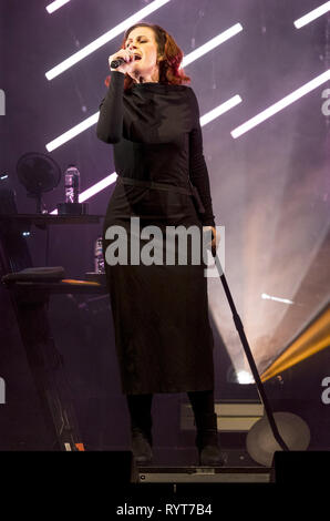 Alison Moyet führt live auf der SSE Hydro in Glasgow Unterstützung ...