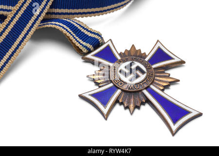 Ns-Ehrenkreuz für deutsche Mütter. Gold, Silber und Bronze auf der ...