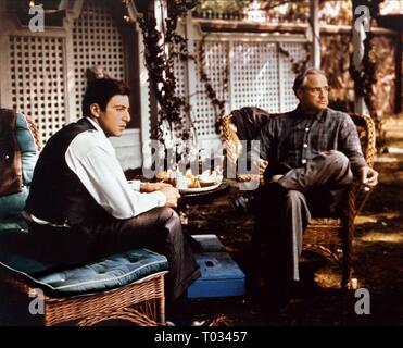 AL PACINO (MIchael Corleone), MARLON BRANDO (Mafia Boss Don Vito ...