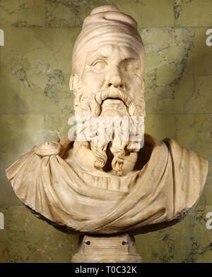 'Kopf eines Dacian'. Das antike Rom, Anfang 2. Abmessungen: Höhe: 59,8 ...