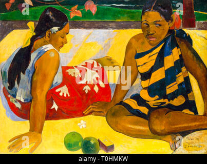 Paul Gauguin, Parau Api. Welche News 1892 Öl auf Leinwand. Galerie neue ...