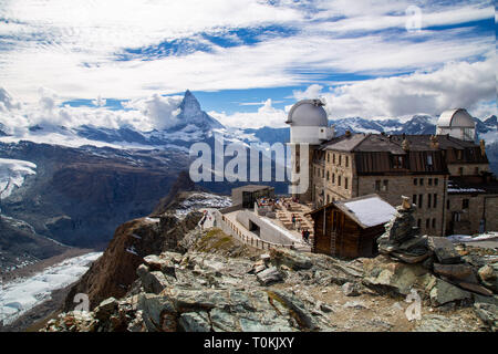 Station Gornergrat Hotel Observatorium Bergrestaurant Wallis Matterhorn ...