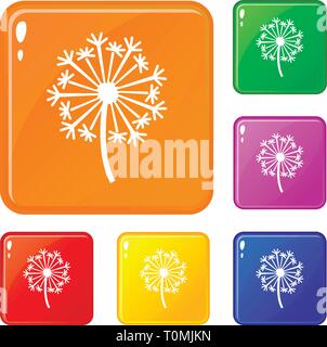 Löwenzahn logo Symbole gesetzt. Einfache Abbildung: 16 Löwenzahn logo ...