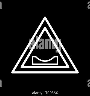 Abbildung Straße dips Symbol Stockfotografie - Alamy