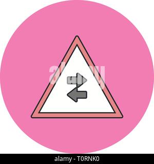 Verkehr, Zeichen, Verkehr in beiden Richtungen, Tempolimit, 50 km/h ...