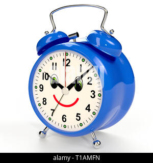Wecker mit Smiley-Gesicht Stockfoto, Bild: 82536496 - Alamy