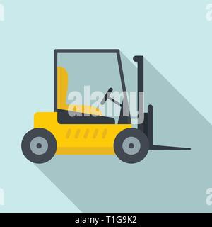 Gabelstapler mit Fahrer Symbol Stock-Vektorgrafik - Alamy