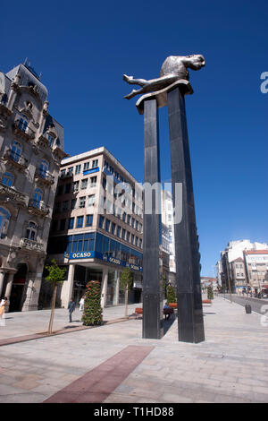Puerta del Sol, O Sireno, die Sireno, Leiro Francisco Skulptur, Vigo ...