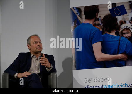 Wien, Österreich. März 28, 2019. Dialog mit Andreas Schieder (SPÖ Sozialdemokratische Partei ...