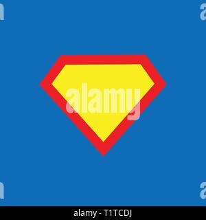 Superhelden logo-Element Vorlage. Vektor Superhelden Symbol Stock ...