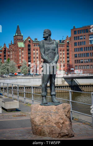 Stoertebeker-Denkmal, Stoertebeker Ufer, Hafen-City, Hamburg ...