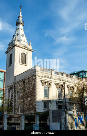 St Nicholas Cole Abbey, Kirche in der City of London; Wetterfahne ...