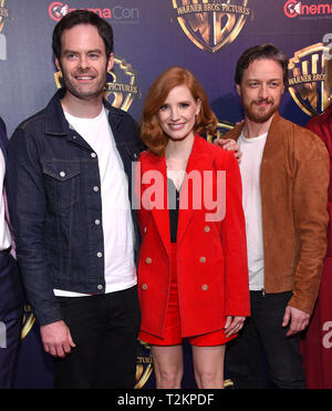 Bill Hader, Jessica Chastain und James McAvoy auf der CinemaCon 2019 ...