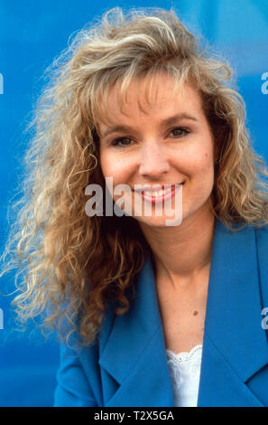 Babette Einstmann, English britische Fernsehmoderatorin, Ca. 1992 ...