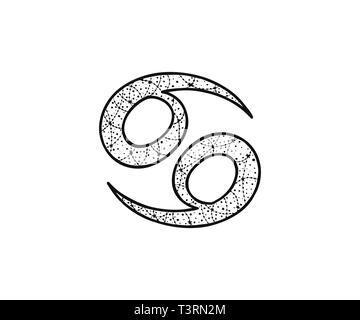 Astrologie, Krebs, Sternzeichen, Horoskop, Zeichen, Geburtstag, Piktogramm, Symbol Stock ...