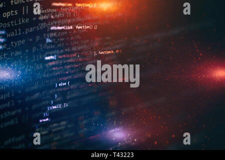 Software-Entwicklung für Computerprogramme als Daten Stockfoto, Bild ...