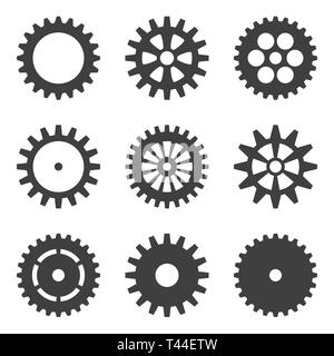 Zahnrad-Symbol Vektor. Zahnrad-Symbol Bild. Zahnrad-Symbolbild. Zahnrad ...