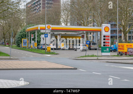 Werbung, Schild, Shell-Logo, Zeichen, Werbung, Werbung, Shell, Logo ...